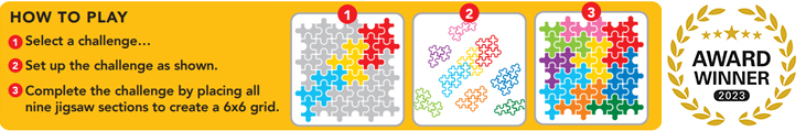 IQ JIGSAW, IQ, JIGSAW, PUZZLE, MULTI-LEVEL, CHALLENGES, 120, COLOURS ...