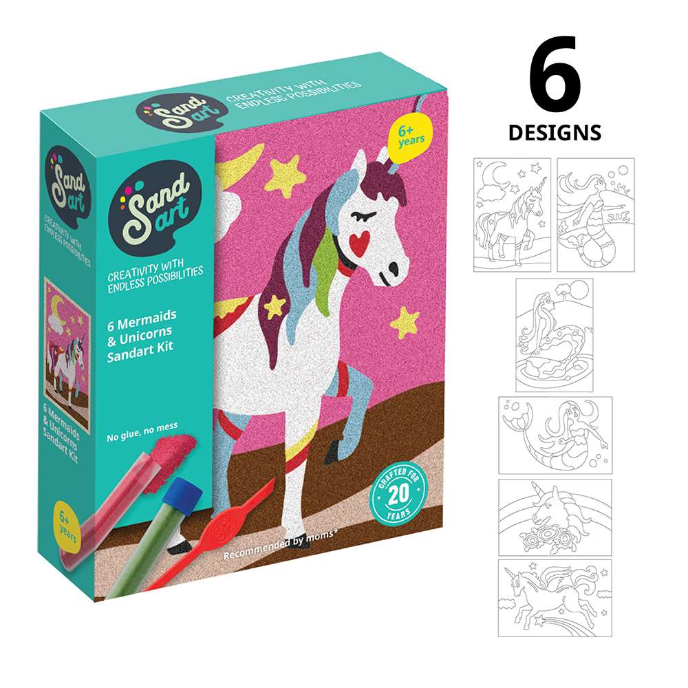 SAND ART MERMAIDS AND UNICORNS, SAND ART, ART, MERMAIDS AND UNICORNS ...