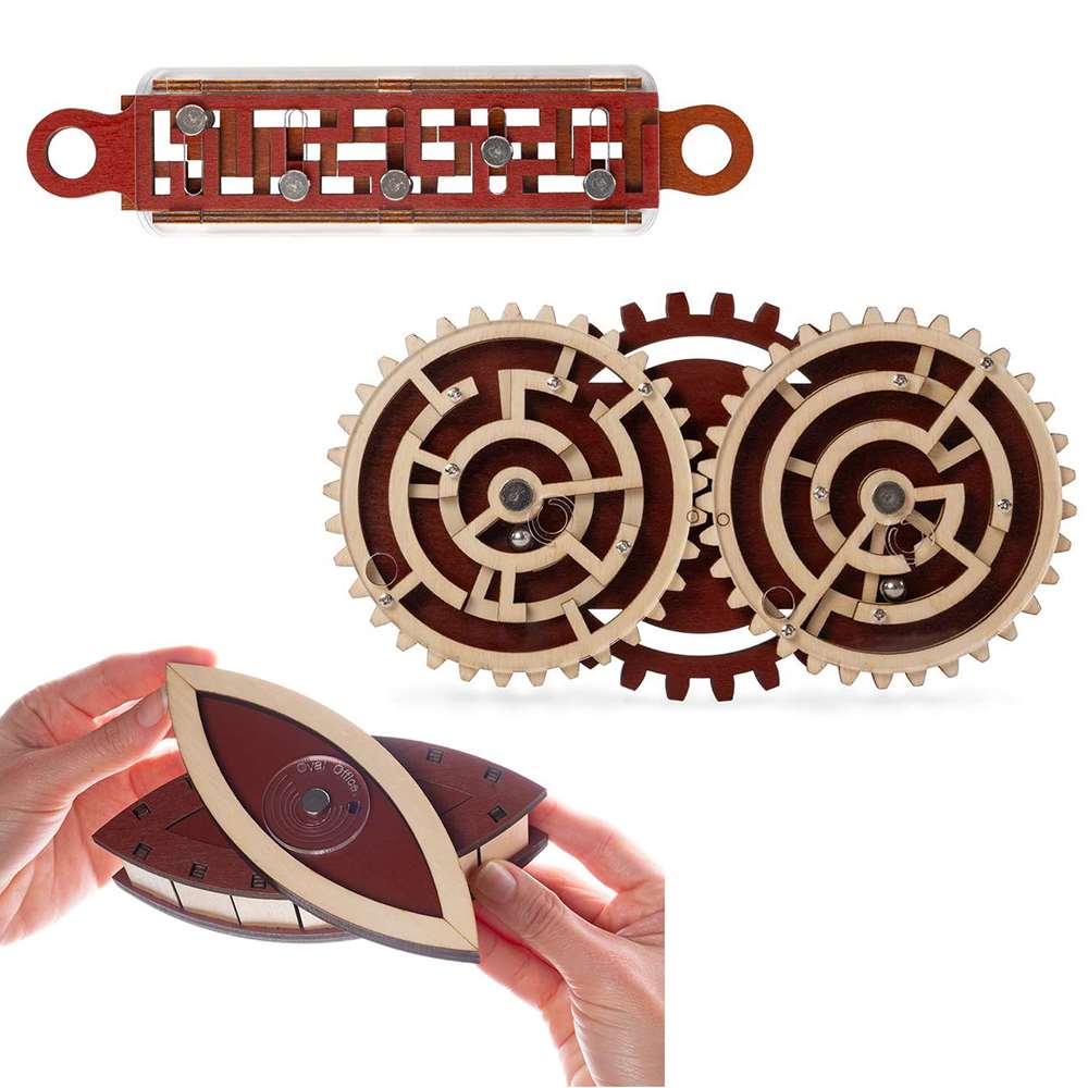 SET OF ALL THREE CONSTANTIN PUZZLES, CONSTANTIN, DOUBLE TROUBLE, EYE OF ...