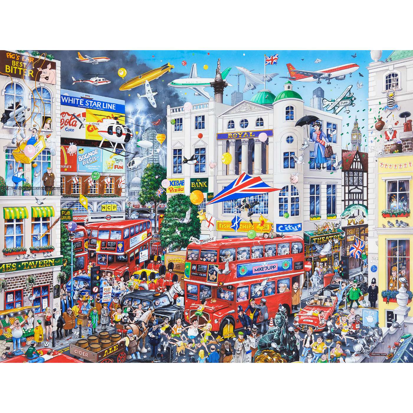 I Love London Jigsaw Puzzle by Mike Jupp – Happy Puzzle