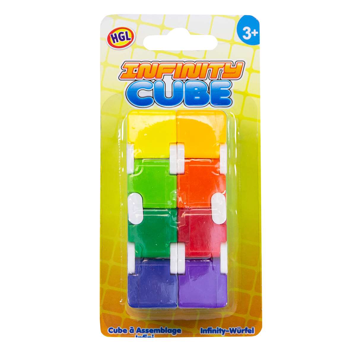 Neon Infinity Cube Fidget Toy By One For Fun