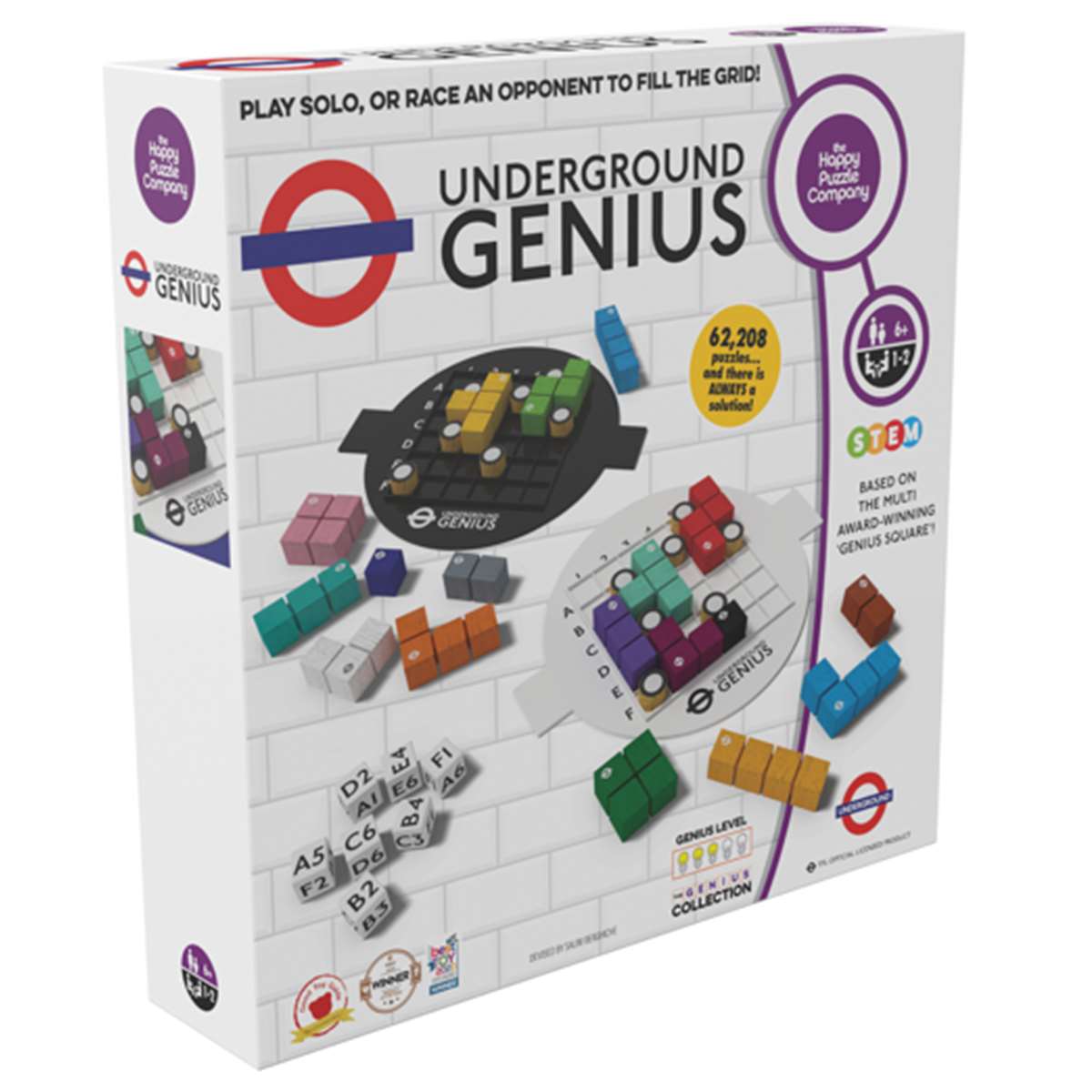 Underground Genius TfL Puzzle Game — Happy Puzzle