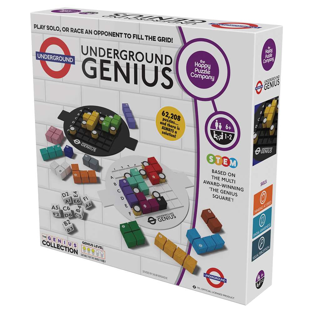 Underground Genius TfL Puzzle Game — Happy Puzzle