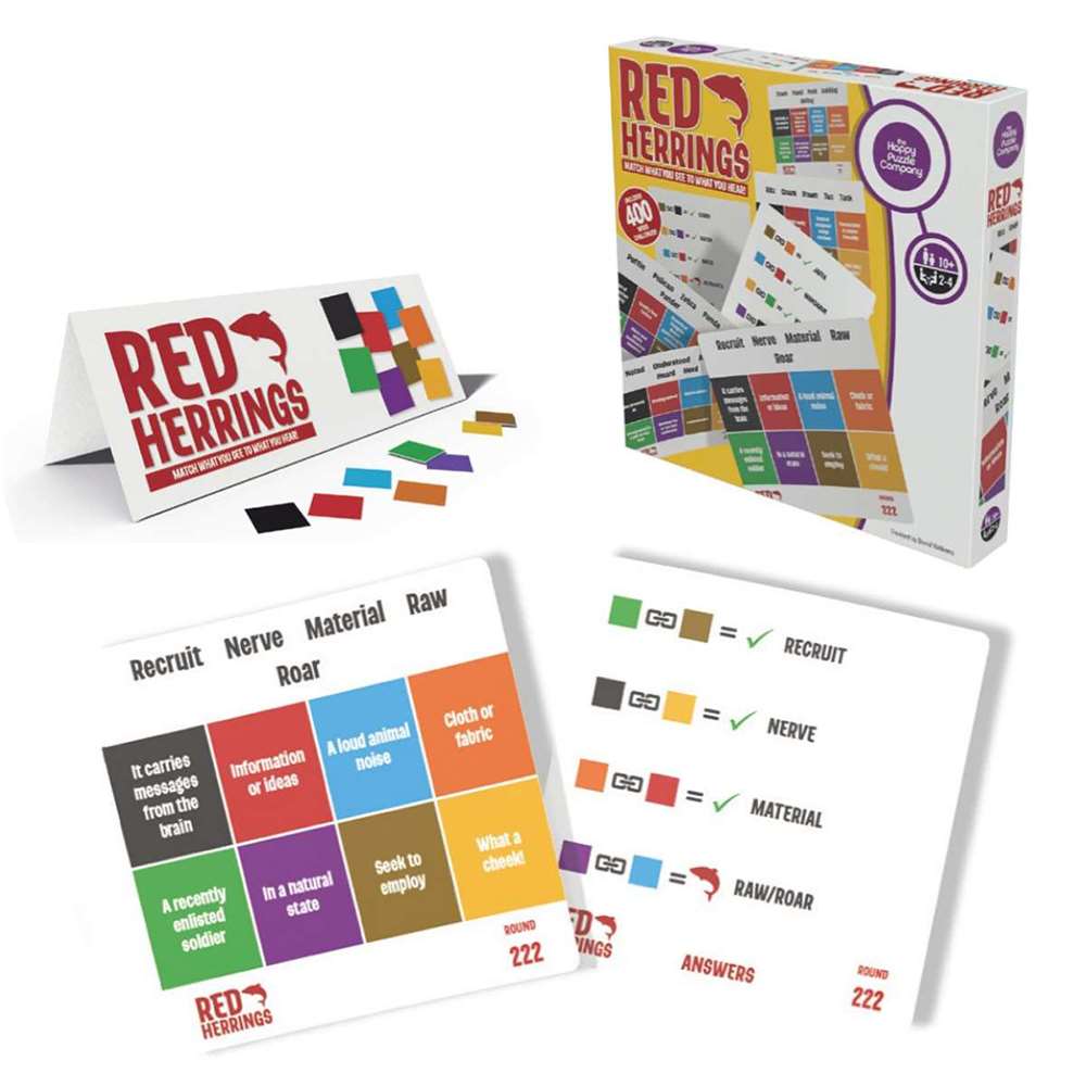 Red Herrings Puzzle Game – Happy Puzzle