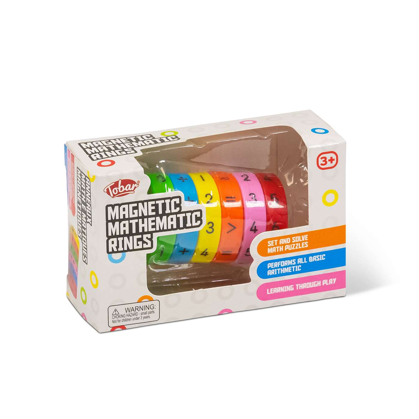 Magnetic Maths Rings Fidget Toy — Happy Puzzle