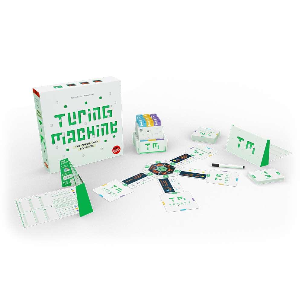Turing Machine Punch Card Computer Game – Happy Puzzle
