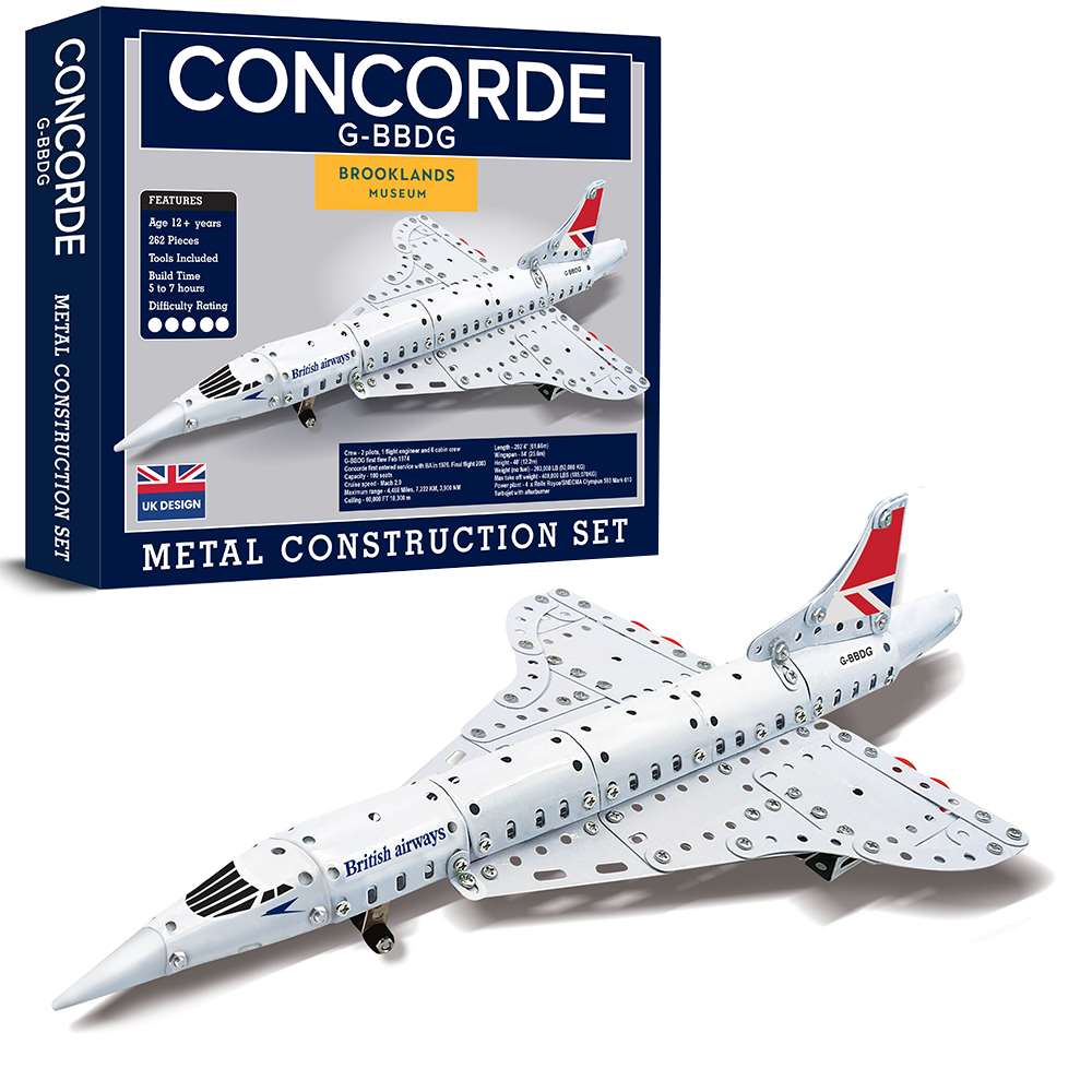 CONCORDE METAL CONSTRUCTION KIT, CONSTRUCTION, BUILD, CRAFT, ART ...
