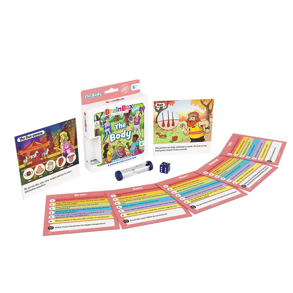 BRAINBOX BODY, POCKET EDITION, 109 SECONDS, MEMORY, SAND TIMER, TEST