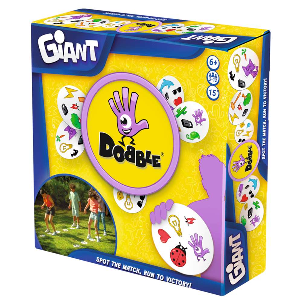 DOBBLE GIANT GARDEN GAME, GIANT, GARDEN, MATCHING, BIGGER, BOLDER ...