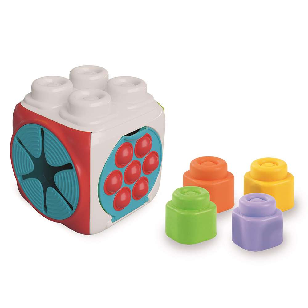 SENSORY ACTIVITY CUBE, SIX SIDES, FINE MOTOR SKILLS, DEVELOPMENT ...