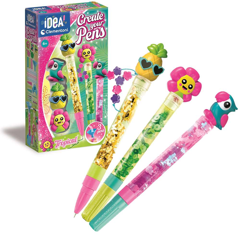TROPICAL PEN CREATOR KIT, TROPICAL, CREATE, IMAGINATION, DECORATE, ACCESSORIES, PERSONALISE ...