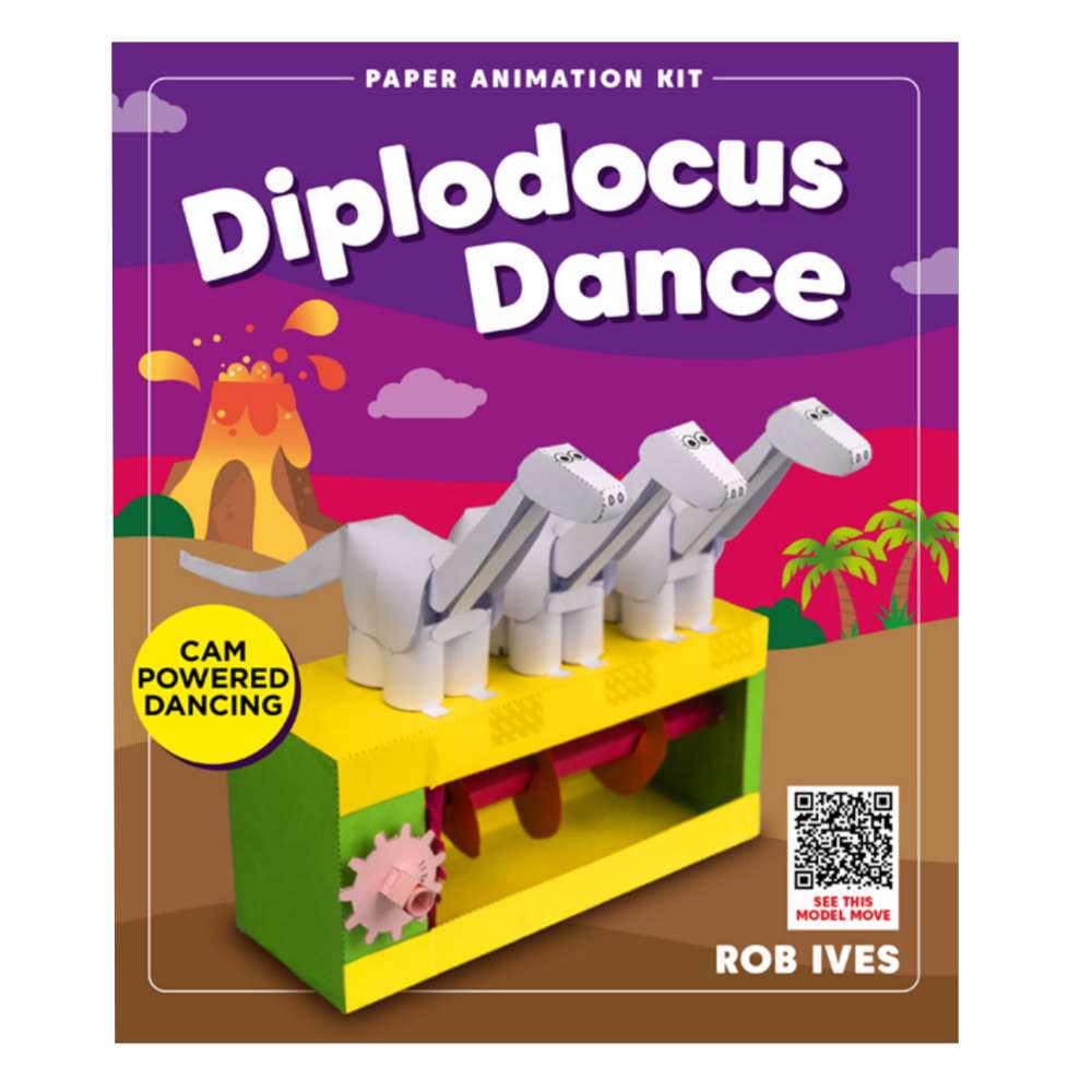 Diplodocus Dance Paper Animation Kit – Happy Puzzle