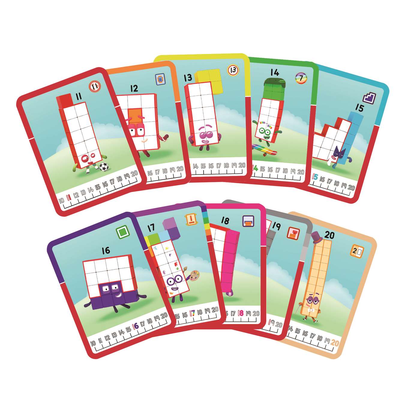 Learning Resources MathLink® Cubes Numberblocks® 11-20 Activity Set