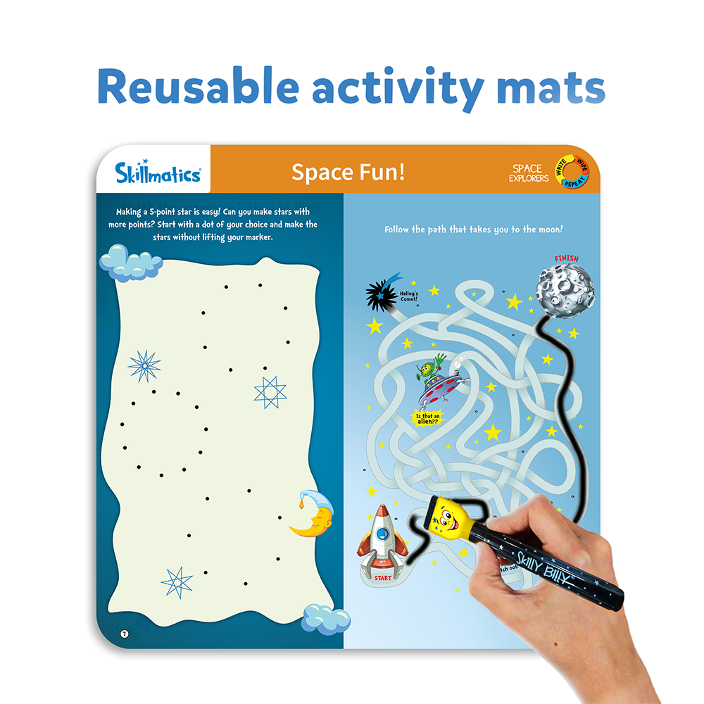 Write And Wipe Reusable Activity Mats