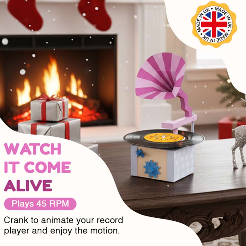 Record Player! Make a record player that plays real records!