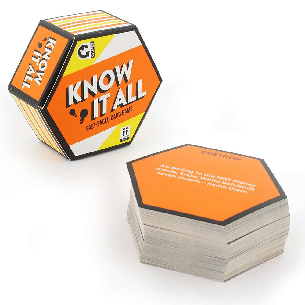 Know It All Fast-Paced Trivia Game By Ginger Fox