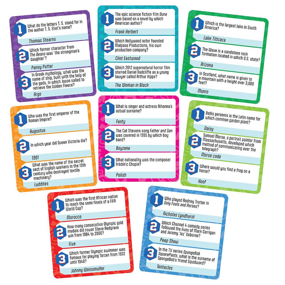 Pick & Mix Quiz Cubes Trivia Game — Happy Puzzle