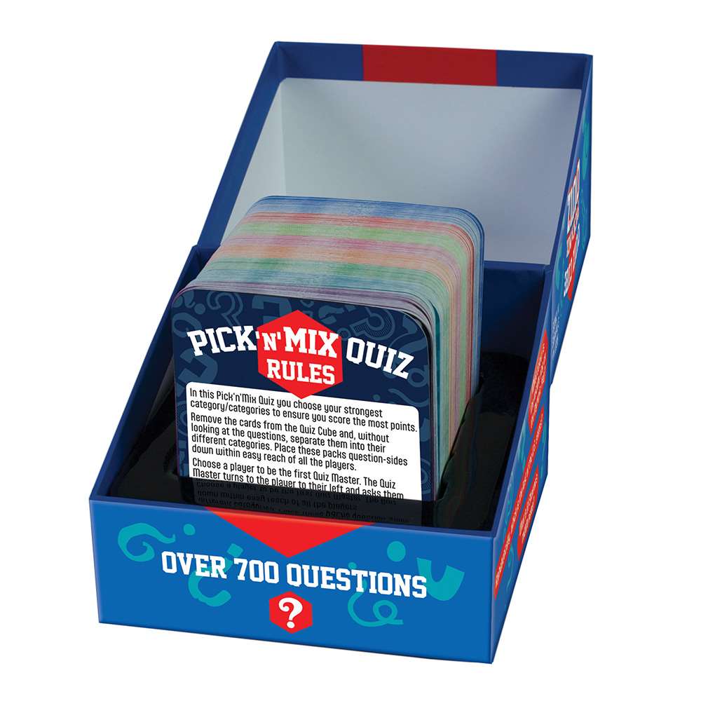 Pick & Mix Quiz Cube Trivia Game By Cheatwell Games