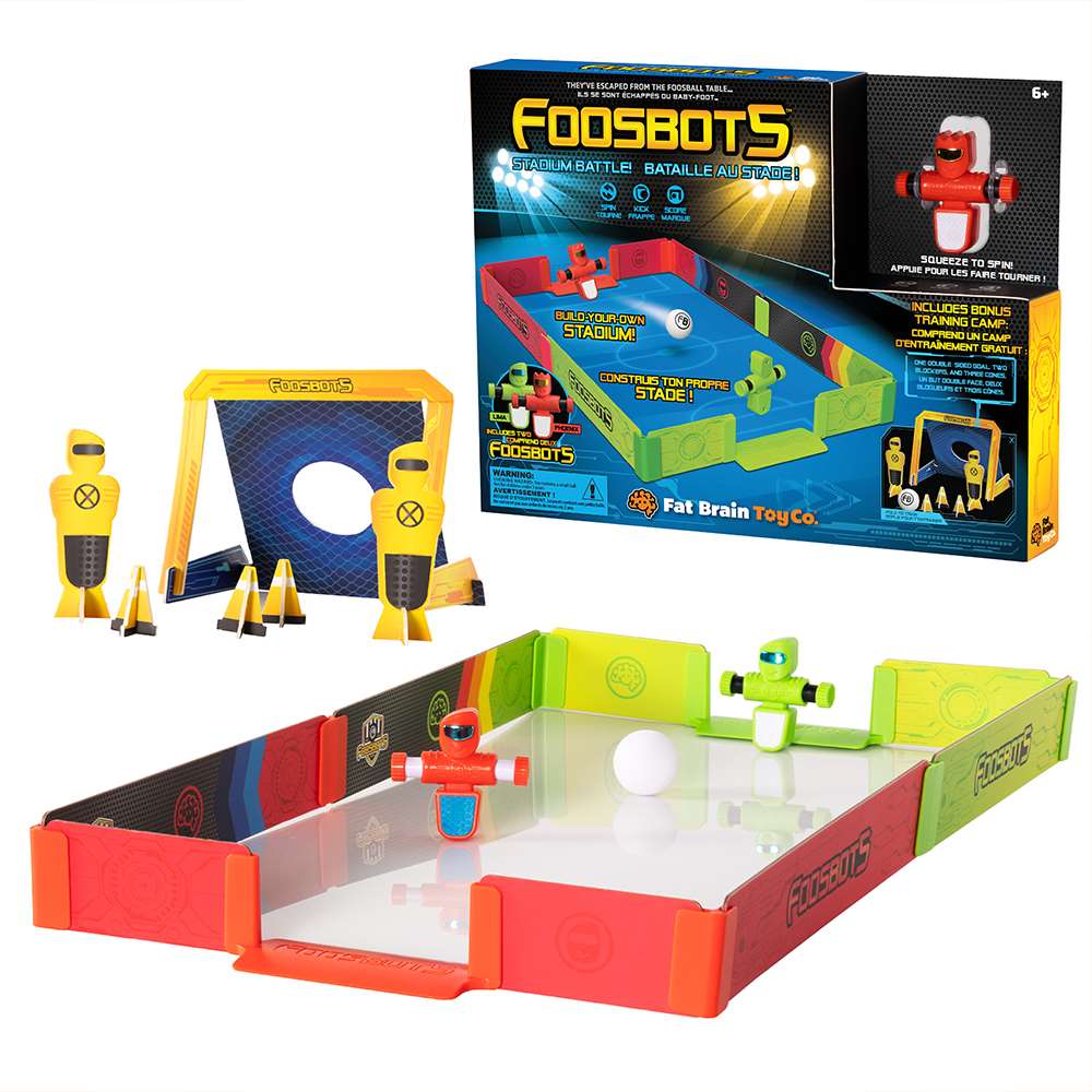 Foosbots Stadium Battle – Build & Kick into Action