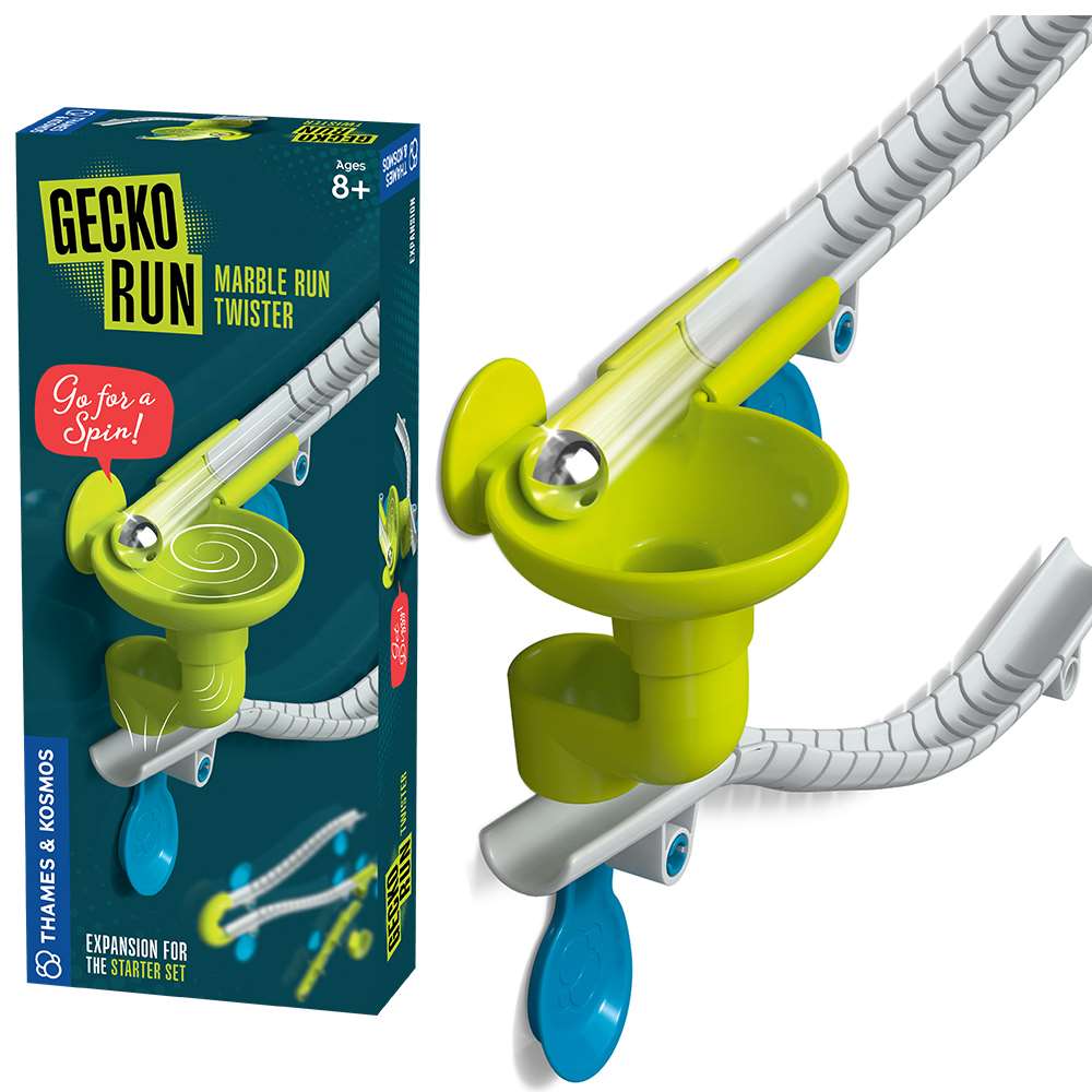 Gecko Marble Run Twister – Supercharged Spin Fun