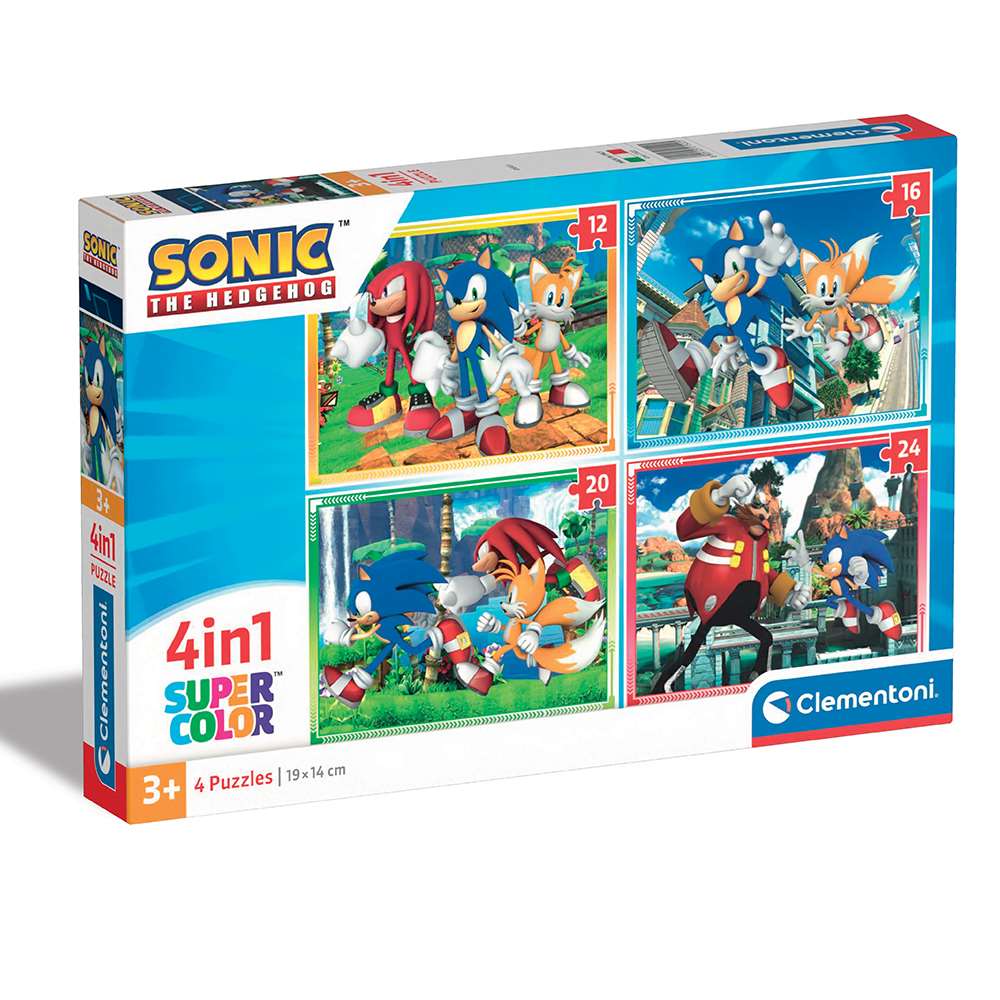 4 IN 1 SONIC JIGSAW PUZZLE