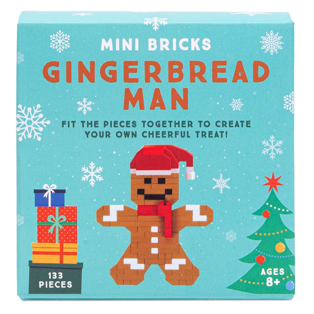 FESTIVE MINI BRICKS - GINGERBREAD MAN