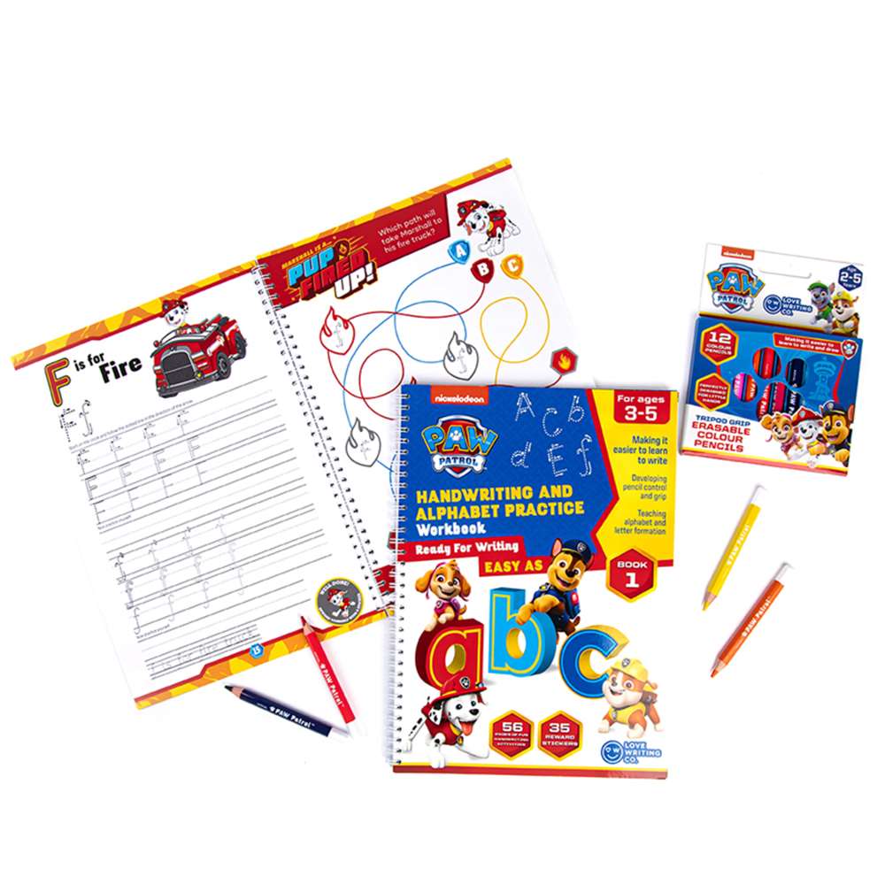 I Love Writing - Paw Patrol Handwriting Book By Love Writing Co