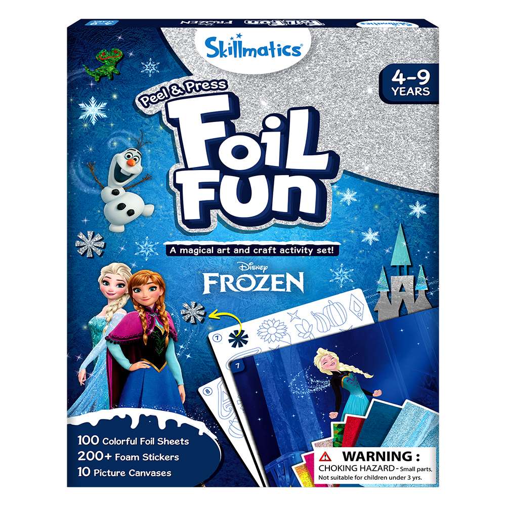 Foil Fun Frozen Mess Free Sticker Activity By Skillmatics
