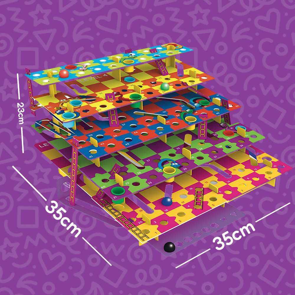 Multi-Level Snakes & Ladders: 3D Stacking Board Game - HPC