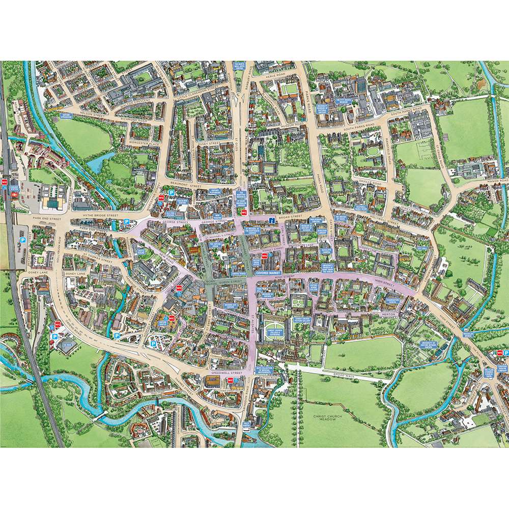 Jigraphy Oxford Cityscape 1000 Piece Jigsaw – Happy Puzzle