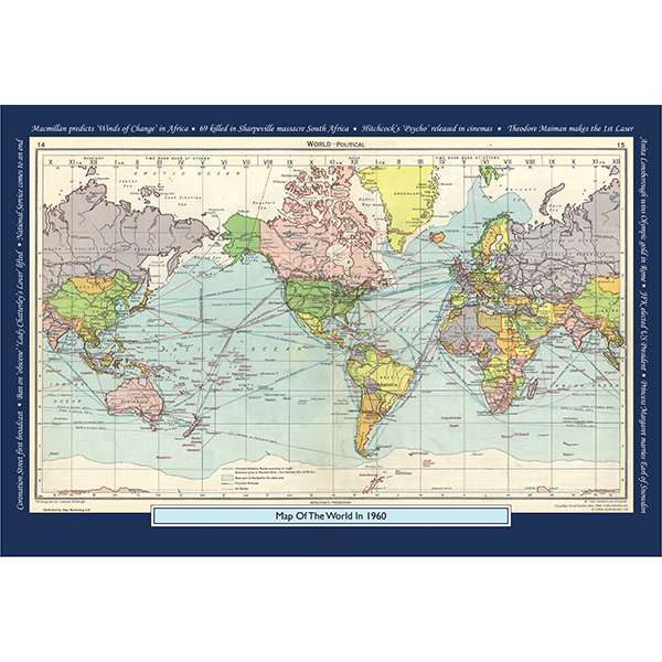 1960 YOUR YEAR YOUR WORLD 400 PIECE JIGSAW | The Happy Puzzle Company