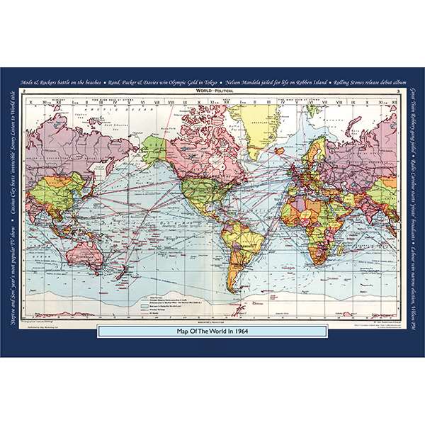 1964 YOUR YEAR YOUR WORLD 400 PIECE JIGSAW | The Happy Puzzle Company