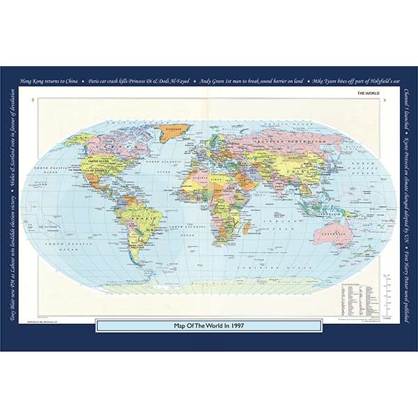 1997 YOUR YEAR YOUR WORLD 400 PIECE JIGSAW | The Happy Puzzle Company