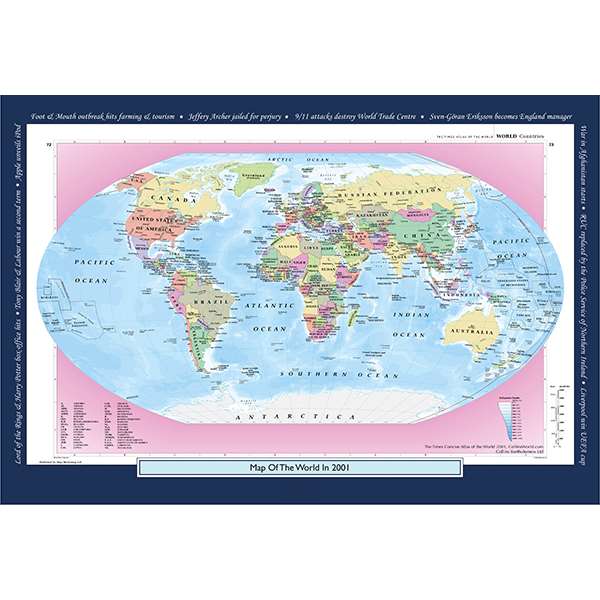 2001 YOUR YEAR YOUR WORLD 400 PIECE JIGSAW | The Happy Puzzle Company