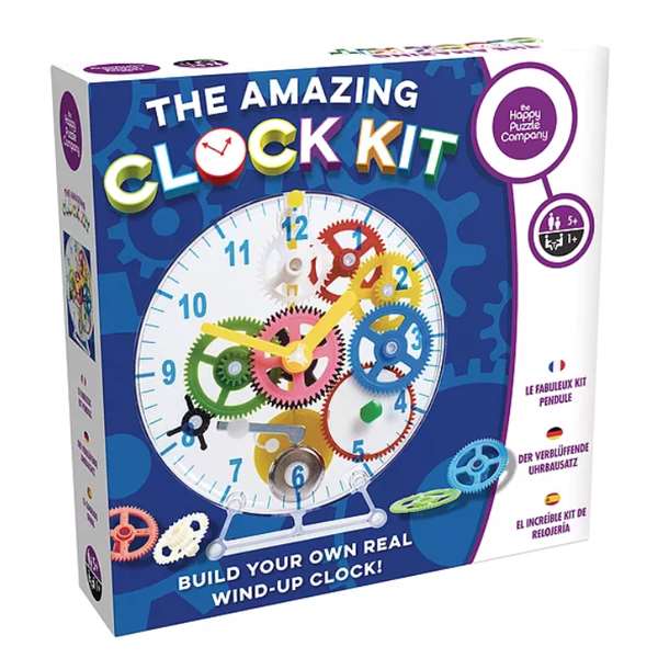 The Amazing Clock Kit: Build a Wind-Up Clock – Happy Puzzle