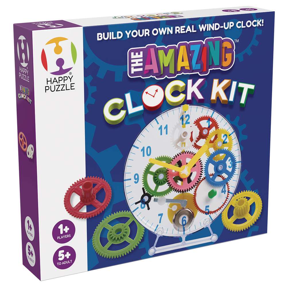 The Amazing Clock Kit: Build a Wind-Up Clock – Happy Puzzle