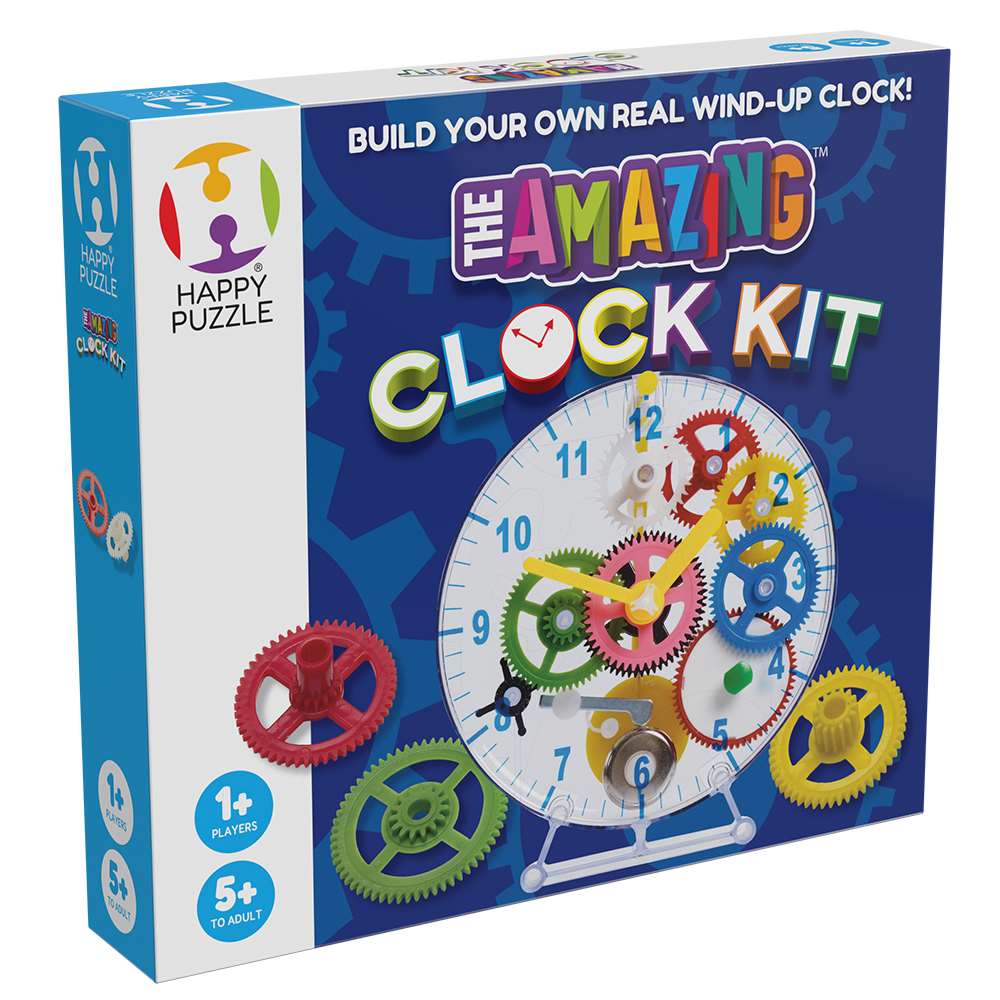 The Amazing Clock Kit: Build a Wind-Up Clock – Happy Puzzle