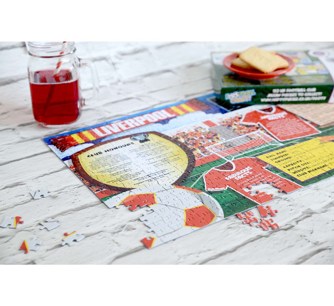 Football Crazy Liverpool 400 Piece Jigsaw – Happy Puzzle
