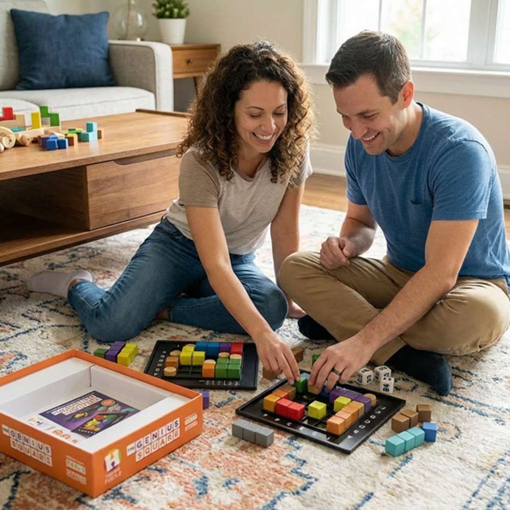 The Genius Square: Award-Winning Dice Puzzle - Happy Puzzle