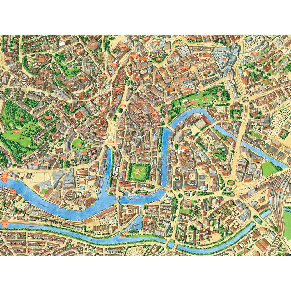 Jigraphy Bristol 400 Piece Cityscape Jigsaw — Happy Puzzle