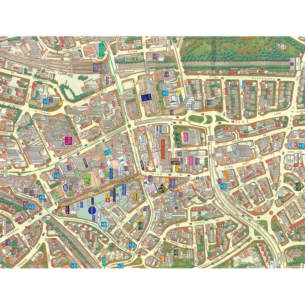 JIGRAPHY CITYSCAPES CROYDON 400 PIECE | The Happy Puzzle Company