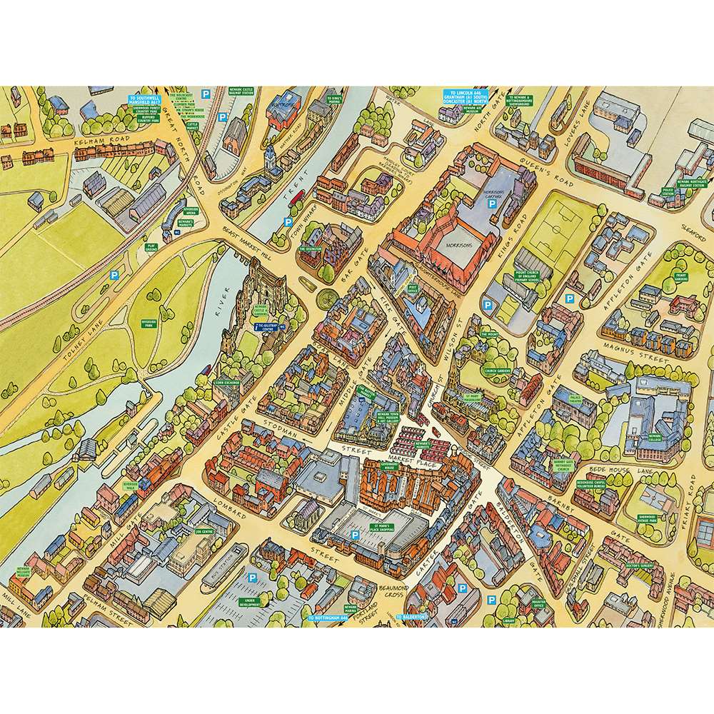 Jigraphy Newark 400 Piece Cityscape Jigsaw — Happy Puzzle