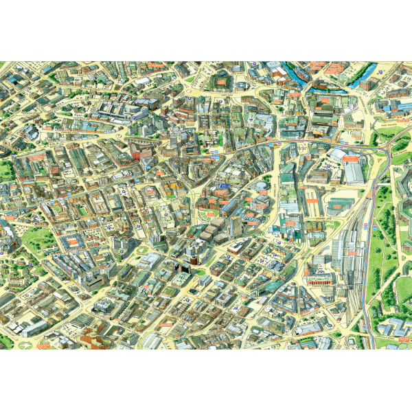 JIGRAPHY CITYSCAPES SHEFFIELD 400 PIECE | The Happy Puzzle Company