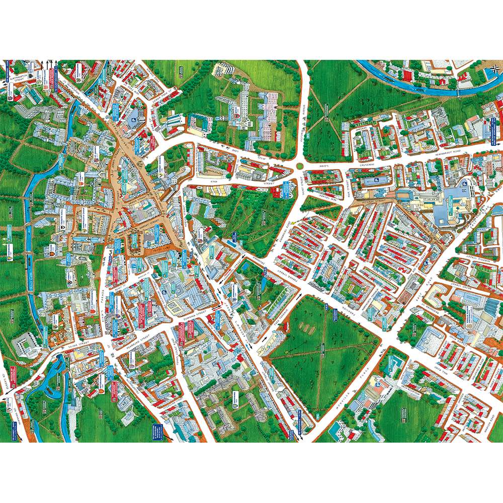 Jigraphy Cityscapes Cambridge 1000 Piece – Happy Puzzle