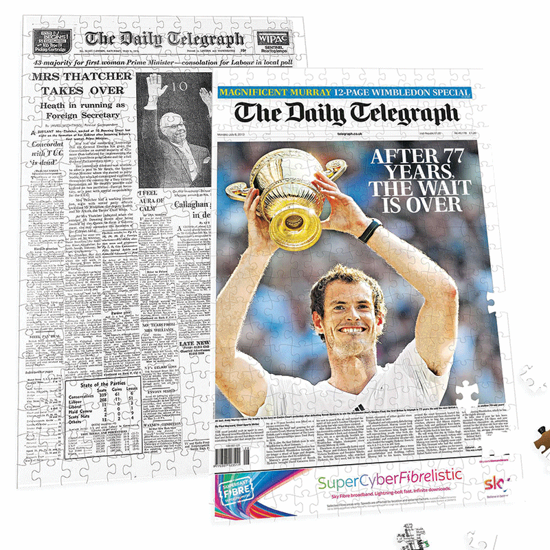 Daily Telegraph Birth Date Jigsaw – Happy Puzzle