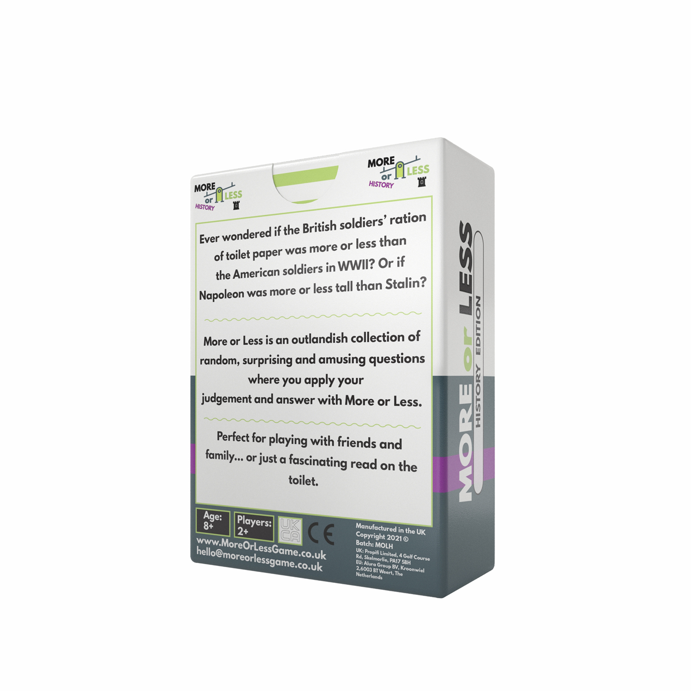 More or Less History Trivia Game – Happy Puzzle