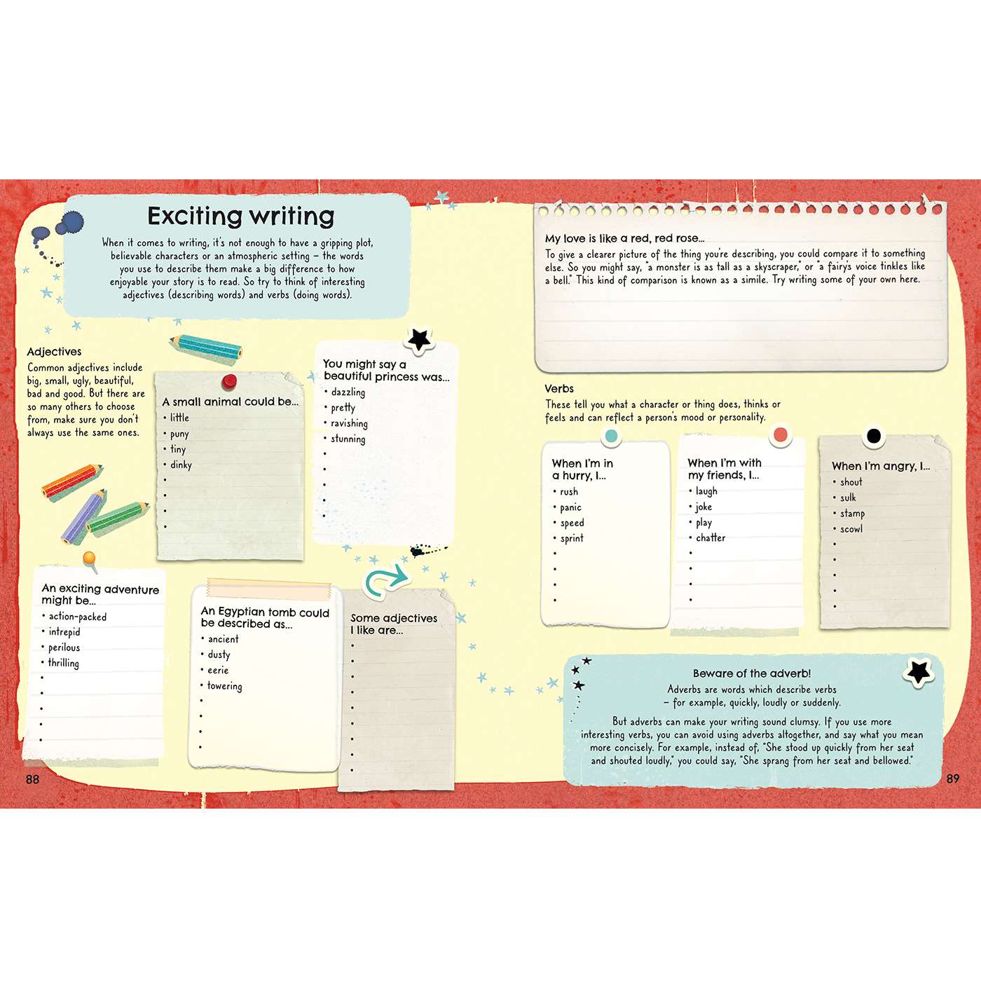 Write Your Own Story Book Writing Tool Kit By Usborne