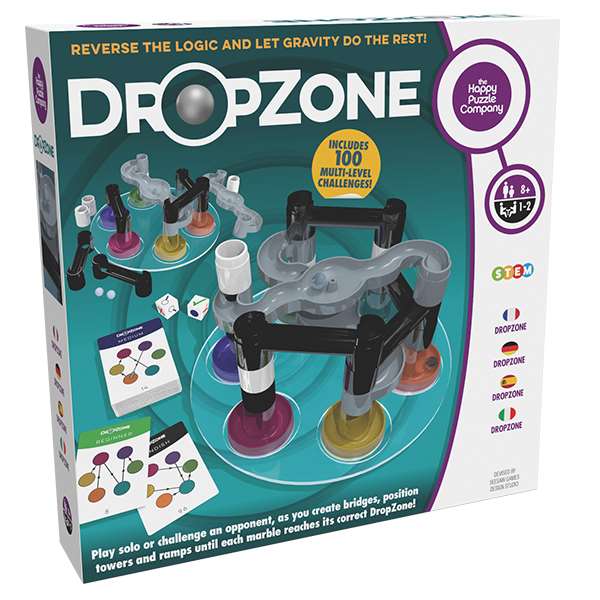 DropZone Reflex & Strategy Family Game – Happy Puzzle