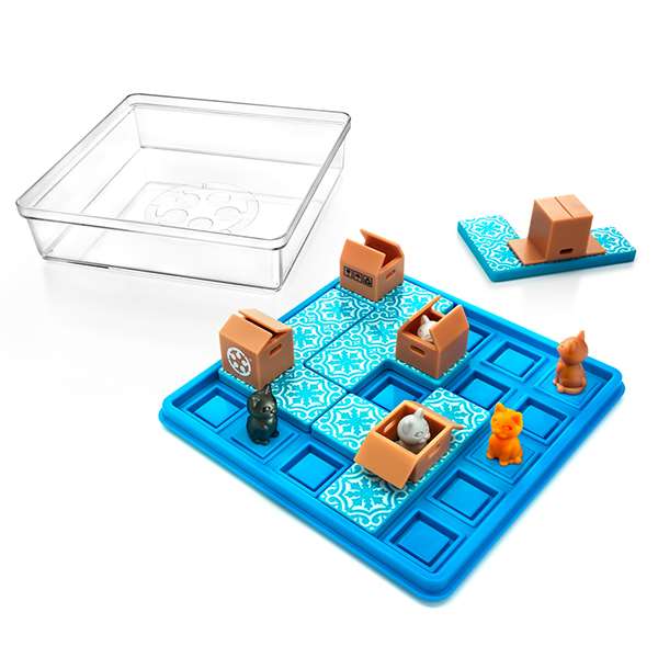 Cats and Boxes Puzzle Game – Happy Puzzle