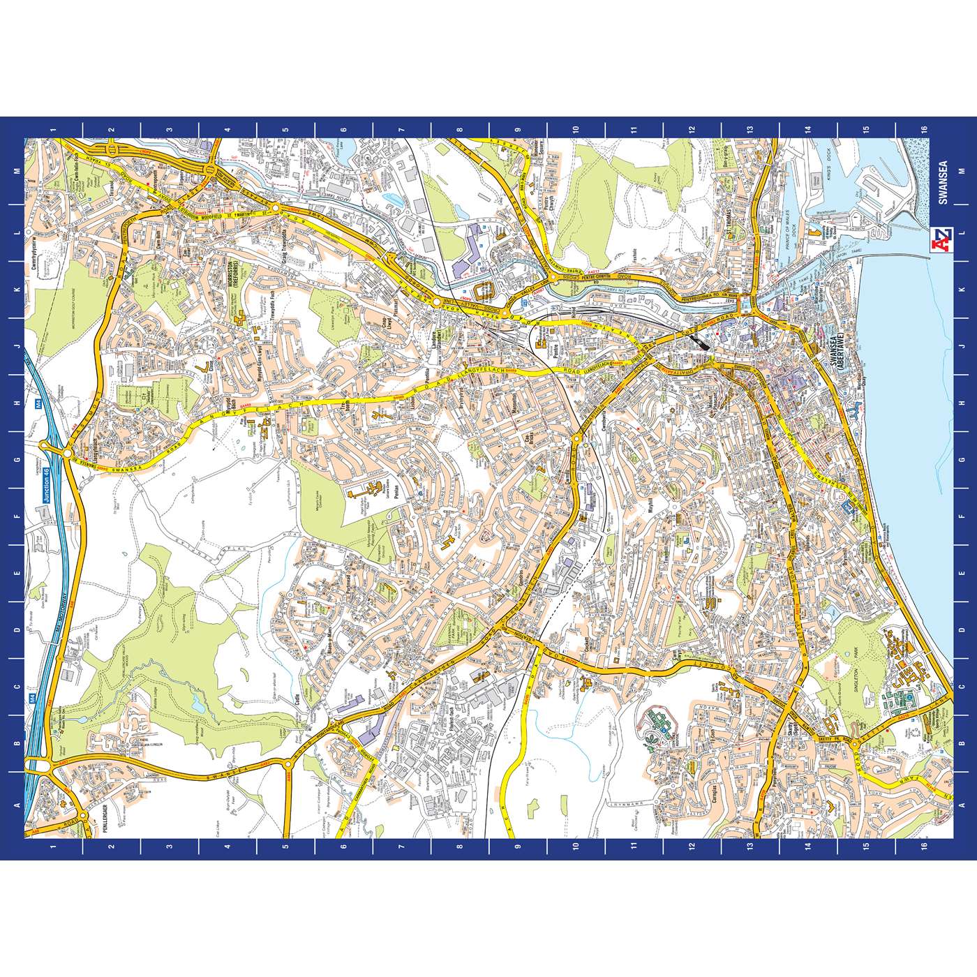 a-to-z-map-of-swansea
